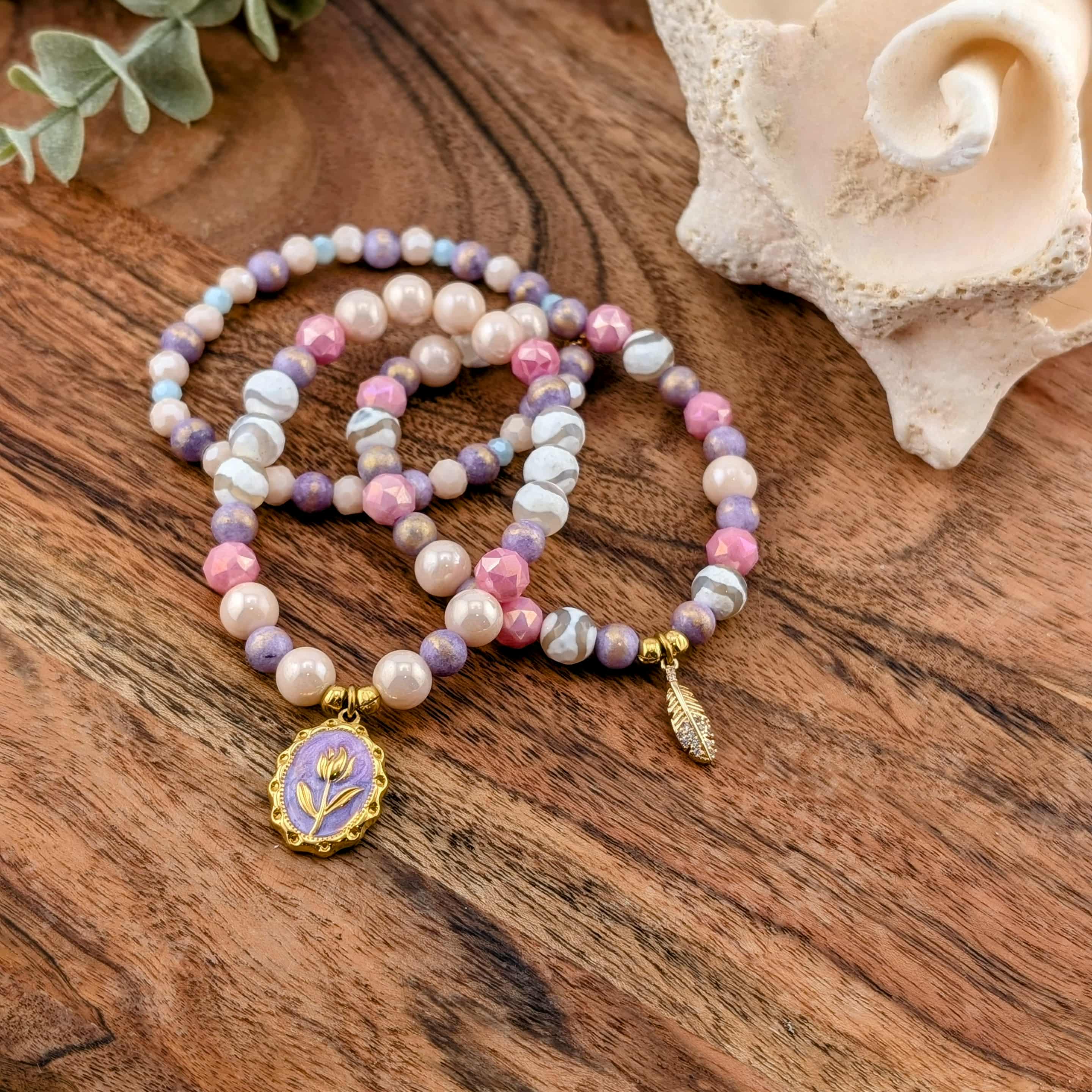 Trio de bracelets Sibelle, Plumette et Félicity – Bijoux Sophistikate
